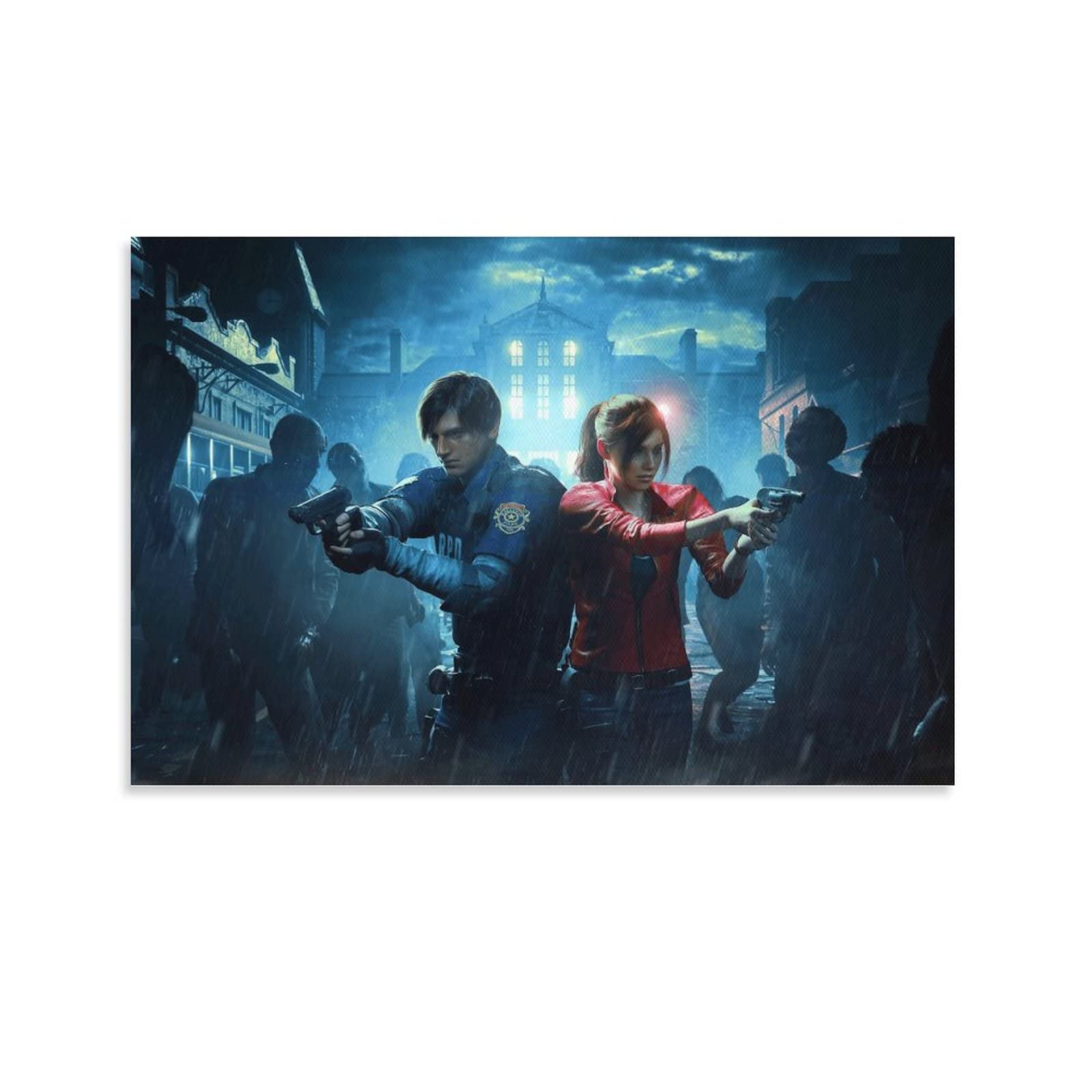 Anime Game Resident Posters Evil Canvas Hanging Pictures Wall Art ...