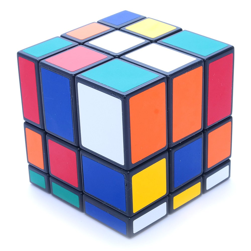 3x3x3-black-two-solution-horror-mirror-bump-cube-twisty-puzzle-3x3-cuberus