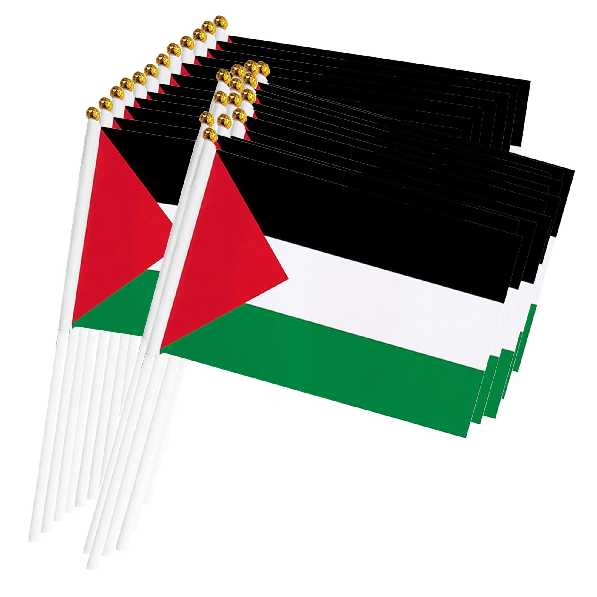 Little Syohe 24pcs Flags Small Palestine Flag Palestine Stick Flag ...