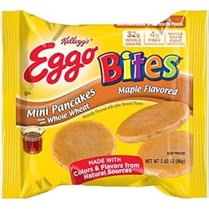 Kellogg Eggo Mini Pancakes, Maple, 3.03 oz, (72 count): Amazon.com: Grocery & Gourmet Food