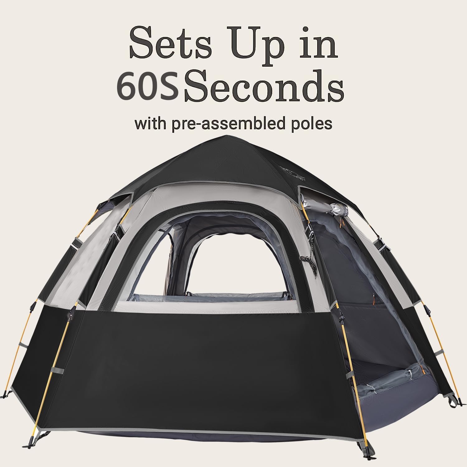 Mua Toogh Camping Tent with Instant Setup, 2/3 Person Weatherproof Tent ...