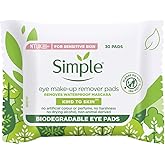 Amazon.com: Simple Sensitive Skin Experts Eye Make-Up Remover Pads 30 ...