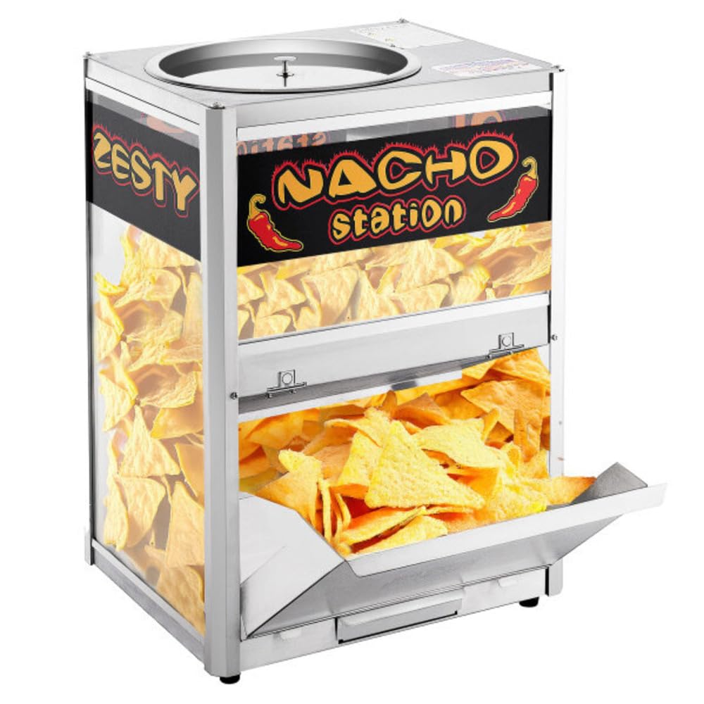 Nacho Machine Food Warmer - Steel Countertop Display Case And ...