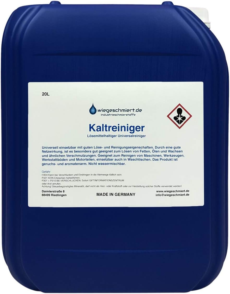 Kaltreiniger Maschinen & Anlagenreiniger (20 Liter): Amazon.de: Auto
