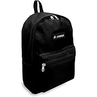 Amazon.com | Everest Luggage Basic Backpack, Black, Medium | Kids ...