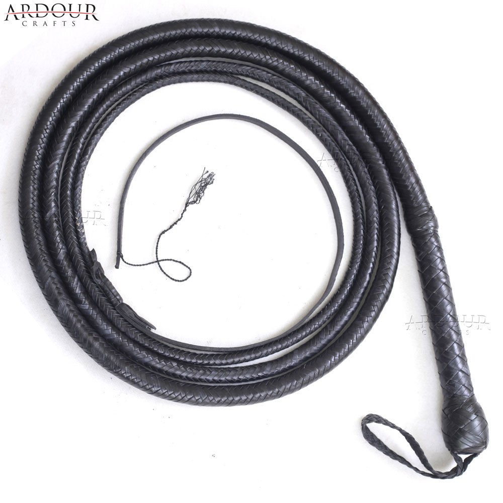 Mua Ardour Crafts Kangaroo Hide Bull Whip 06 to 16 Feet, 12 Plaits ...