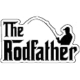 Amazon.com - Fishing Rodfather Vinyl Decal Sticker | Cars Trucks Walls ...