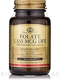 Amazon.com: Solgar – Folate (as Metafolin) 800 mcg, 100 Tablets: Health & Personal Care