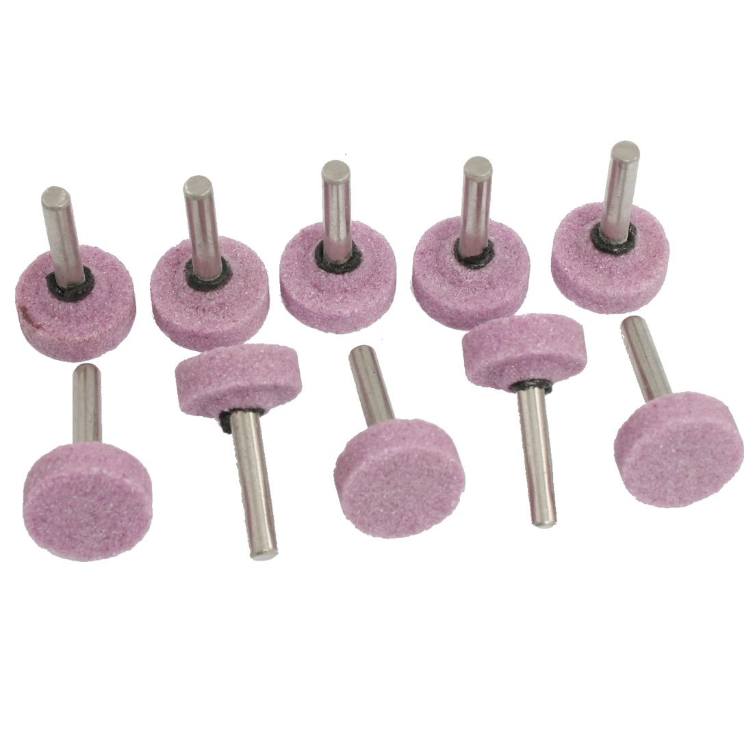 25mm x 10mm x 6mm T Head Wheel Grind Bit Polisher Mounted Point 10PCS ...