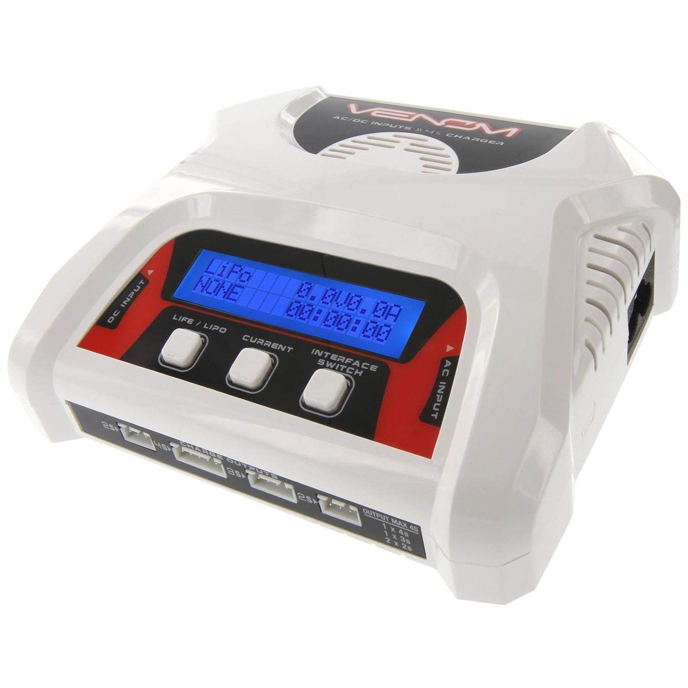 Venom 50W Dual Output AC/DC 6 amp 3S X2 LiPo and LiFe RC Battery Easy ...