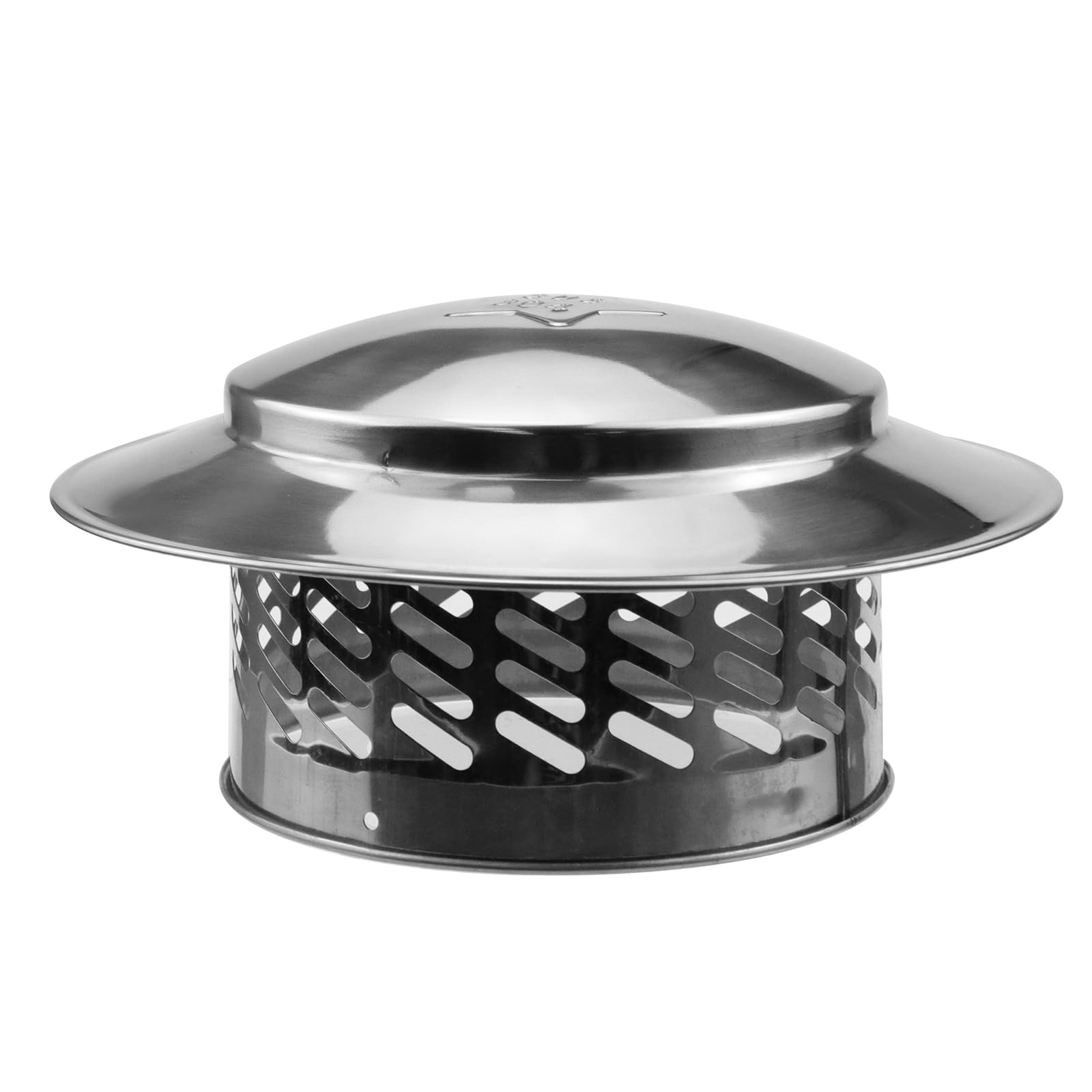 Antrader Round Stainless Steel Chimney Cap, Cone Top Chimney Cap Round ...