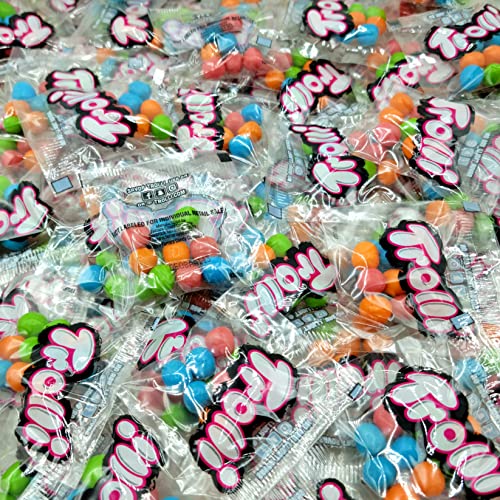 Trolli Extreme Sour Bites Fruitz Chewy Gummy Candy Snack Size Pouches ...