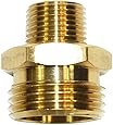 Amazon.com: FASPARTS 3/8" Male NPT MPT MIP to 3/4" Female GHT Garden Hose Thread Adapter Brass ...