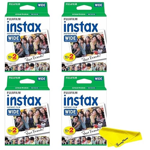 Fujifilm Instax Wide Instant Films Twin Pack for Instax Wide 210 200 ...