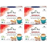 Amazon.com : QuikTea Chai Tea Latte 4 Flavor Variety Pack, Cardamom ...