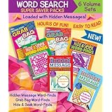 KAPPA Super Saver Word Search Puzzle Pack-Set of 6 Full Size Word Find ...