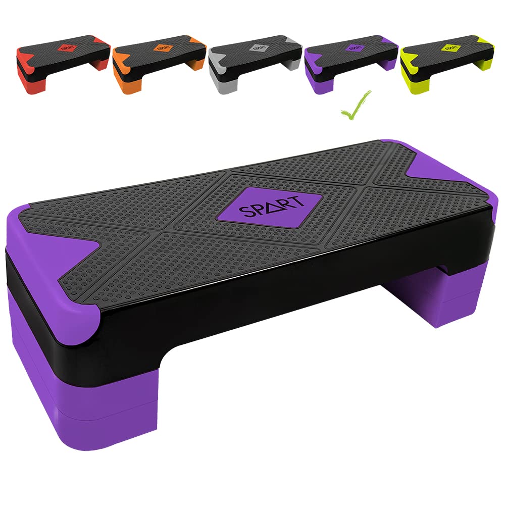SPART Adjustable Workout Aerobic Stepper, Aerobic Exercise Step ...