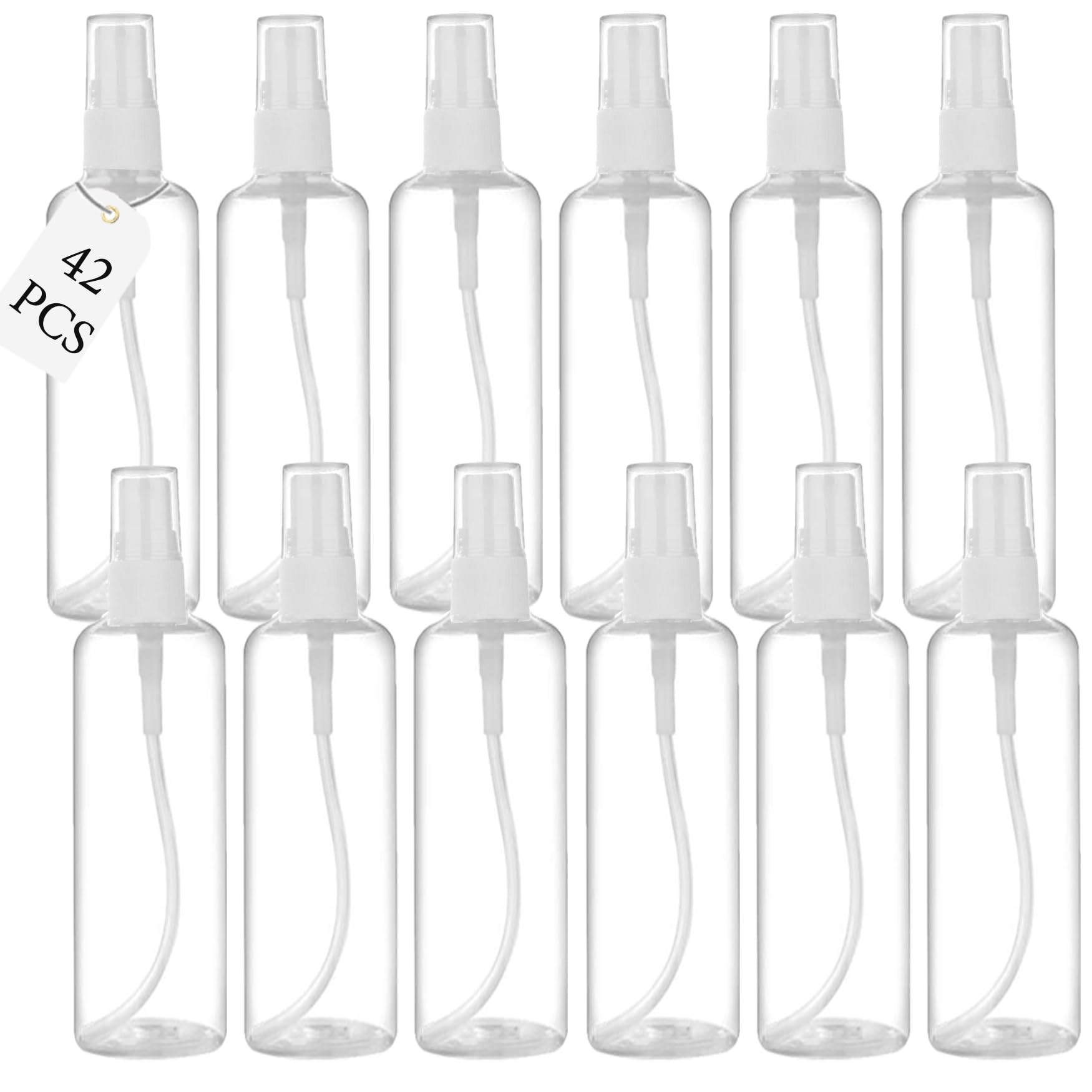 Mua 42 Pack Clear Plastic Spray Bottles 4 Oz Reusable Mini Perfume ...