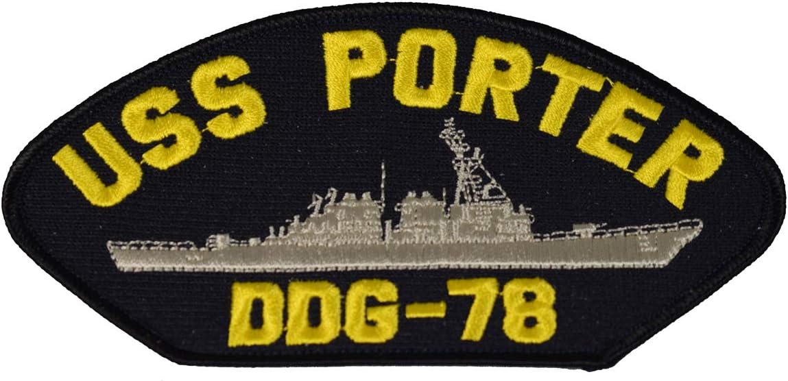 Amazon.com: USS Porter DDG-78 Ship Patch - Great Color - Veteran Owned ...