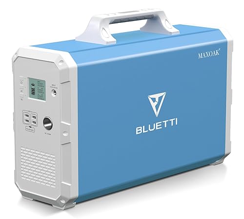 BLUETTI EB240 Portable Power Station 2400Wh/1000W Solar Generator, W/ 2 ...