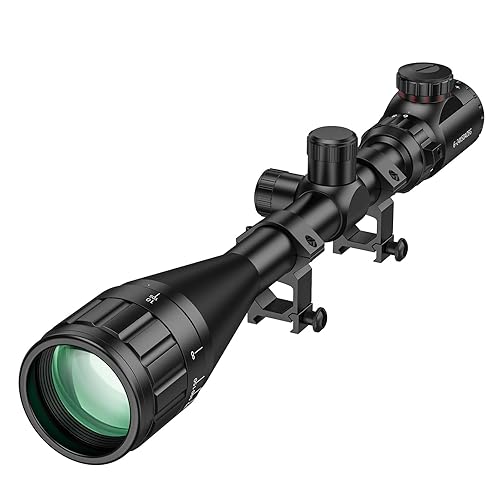 Long Range Scope UUQ 6-24x50 AO Rifle Scope With Illuminated Reticle ...