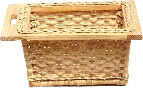 THE HANDPICKED SHOP Wicker Basket for modular kitchen (22.5 Inch Width ...