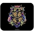 Amazon.com: Harry Potter Hogwarts Floral Crest Low Profile Thin Rubber ...