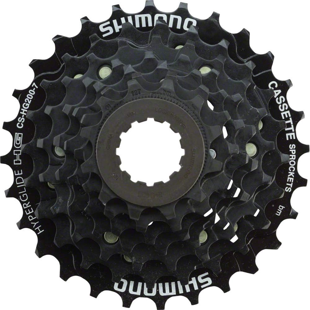 Shimano HG200 7-Speed 12-32t Cassette, Cassettes & Freewheels - Amazon ...