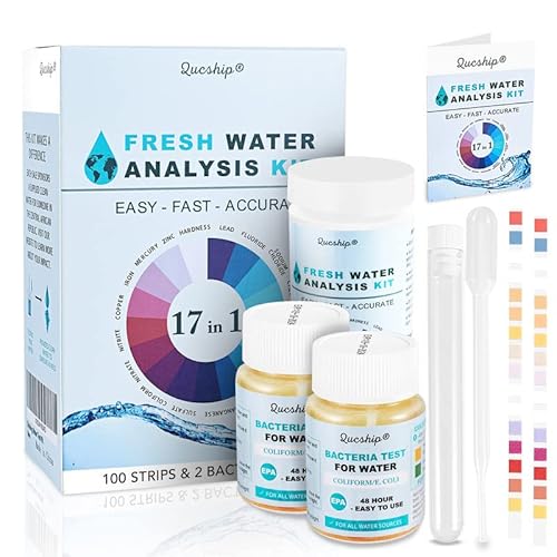 17 in 1 Water Test Kit with Tube and Dropper, Drinking Water Test Kit ...
