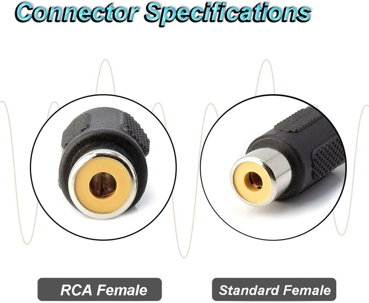 CoCar RCA video cable with red reverse trigger lines for car rear view ...