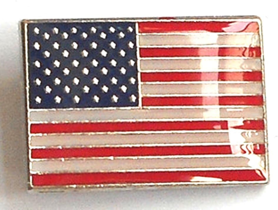 Metal Enamel Pin Badge Brooch American Flag (United States USA): Amazon ...