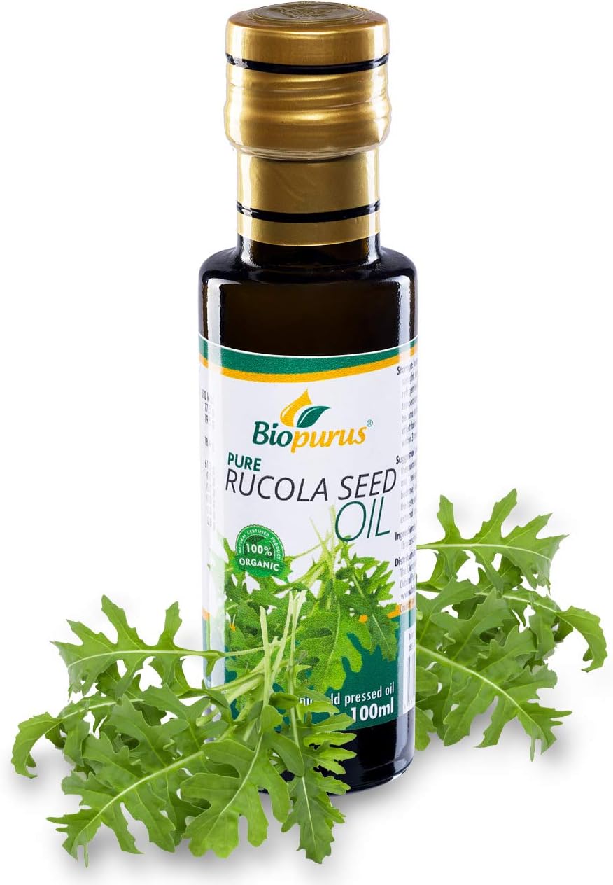 Certified Organic Cold Pressed Rocket / Rucola / Arugula Seed Oil 100ml ...