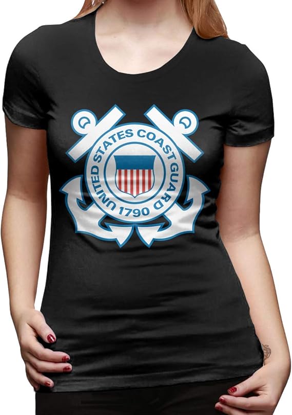 United States Coast Guard Women Basic Cotton Short Sleeves T-Shirt ...