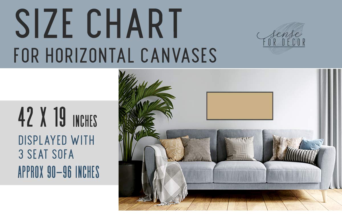 Sense Of Art Above Bed Lovers | Couples Wall Decor Wood Framed Canvas ...