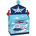 Amazon.com: Big Dot of Happiness Taking Flight - Airplane - Treat Box ...