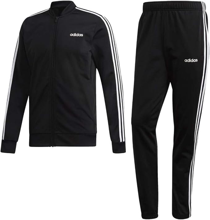 adidas Jogginganzug Herren schwarz mit 3 Streifen: Amazon.de: Bekleidung