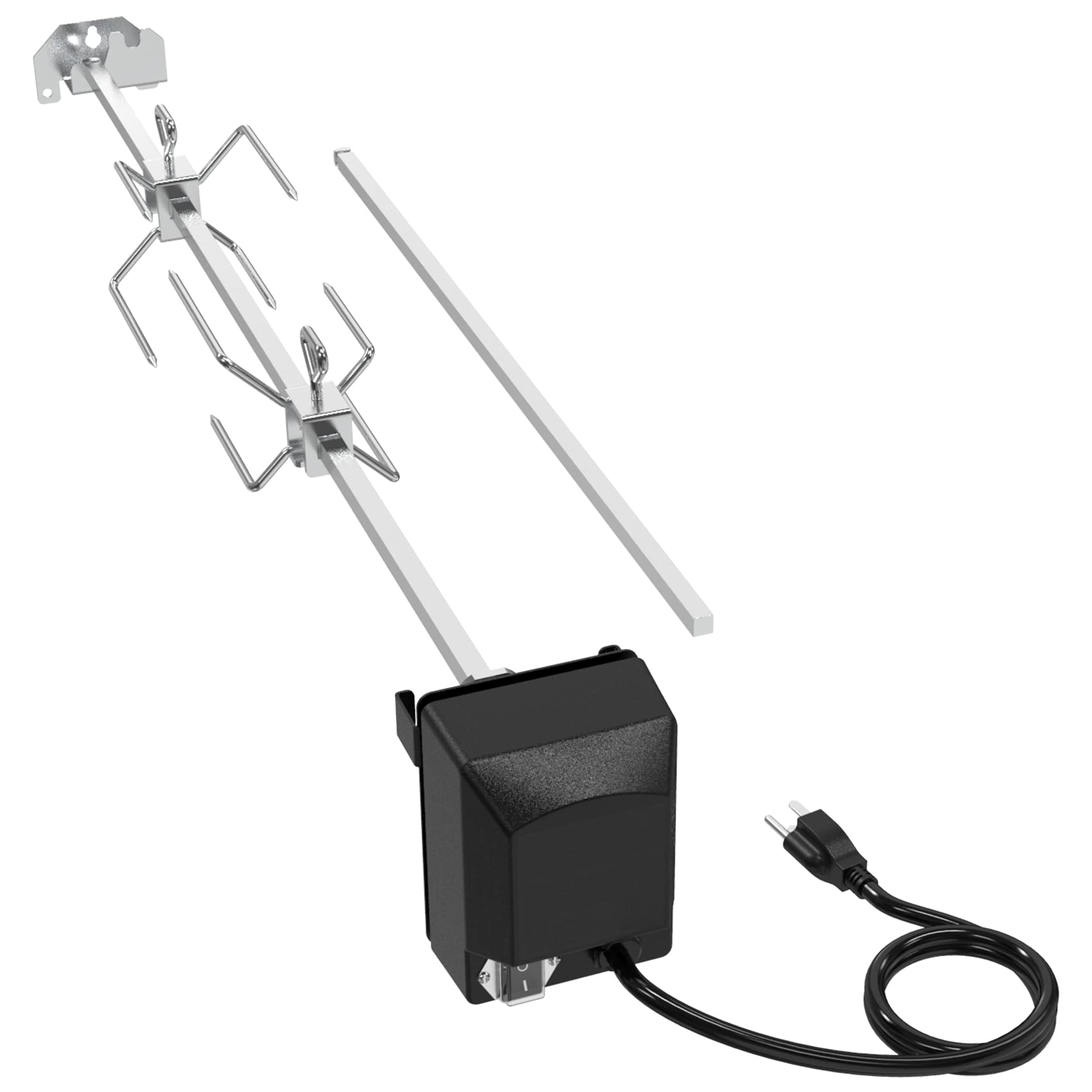 only fire Stainless Steel Rotisserie Kit BBQ Grilling Accessories Replacement for Masterbuilt ...