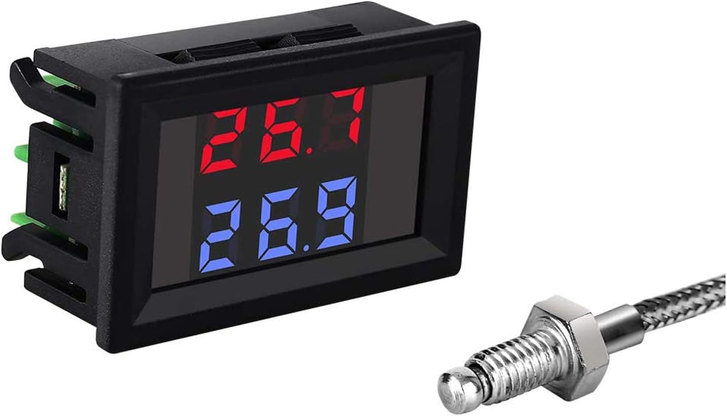 Digital Thermometer, PEMENOL DC 5V 12V 24V Temperature Sensor Vehicle ...