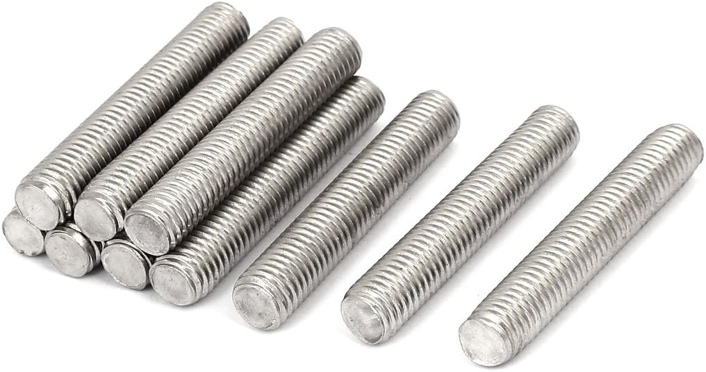 Amazon.co.jp: uxcell ねじロッド ネジ棒 フルネジ メタル 304ステンレス鋼 M10 x 60mm シルバートーン 10本入り: DIY・工具・ガーデン