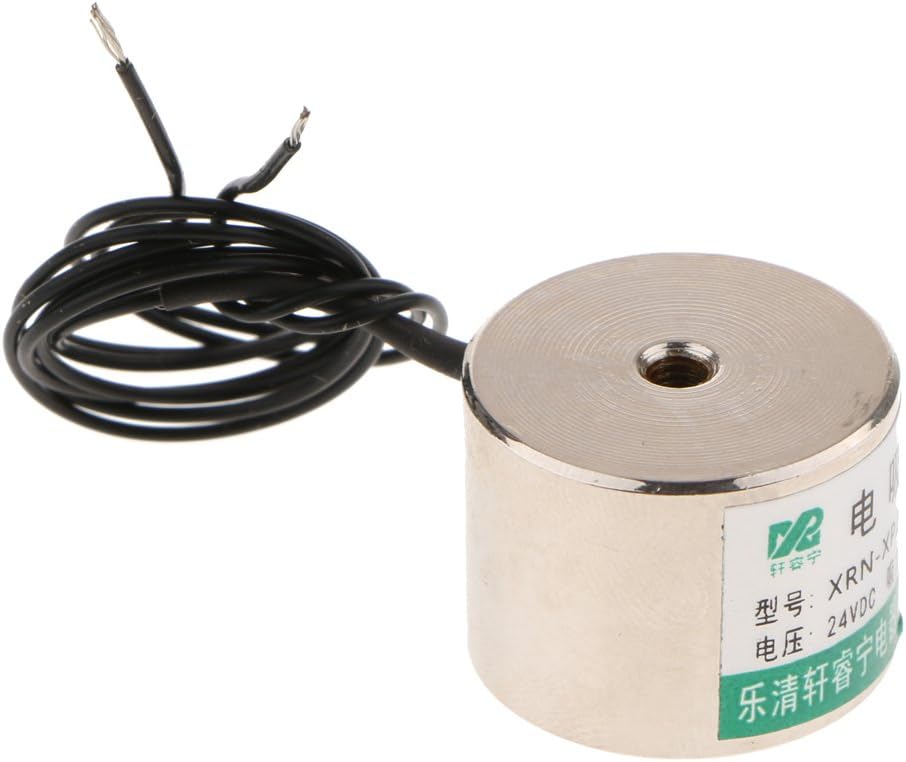 2.5KG 25N Mini Electromagnet Solenoid Suction 24V DC Electromagnet 12 ...