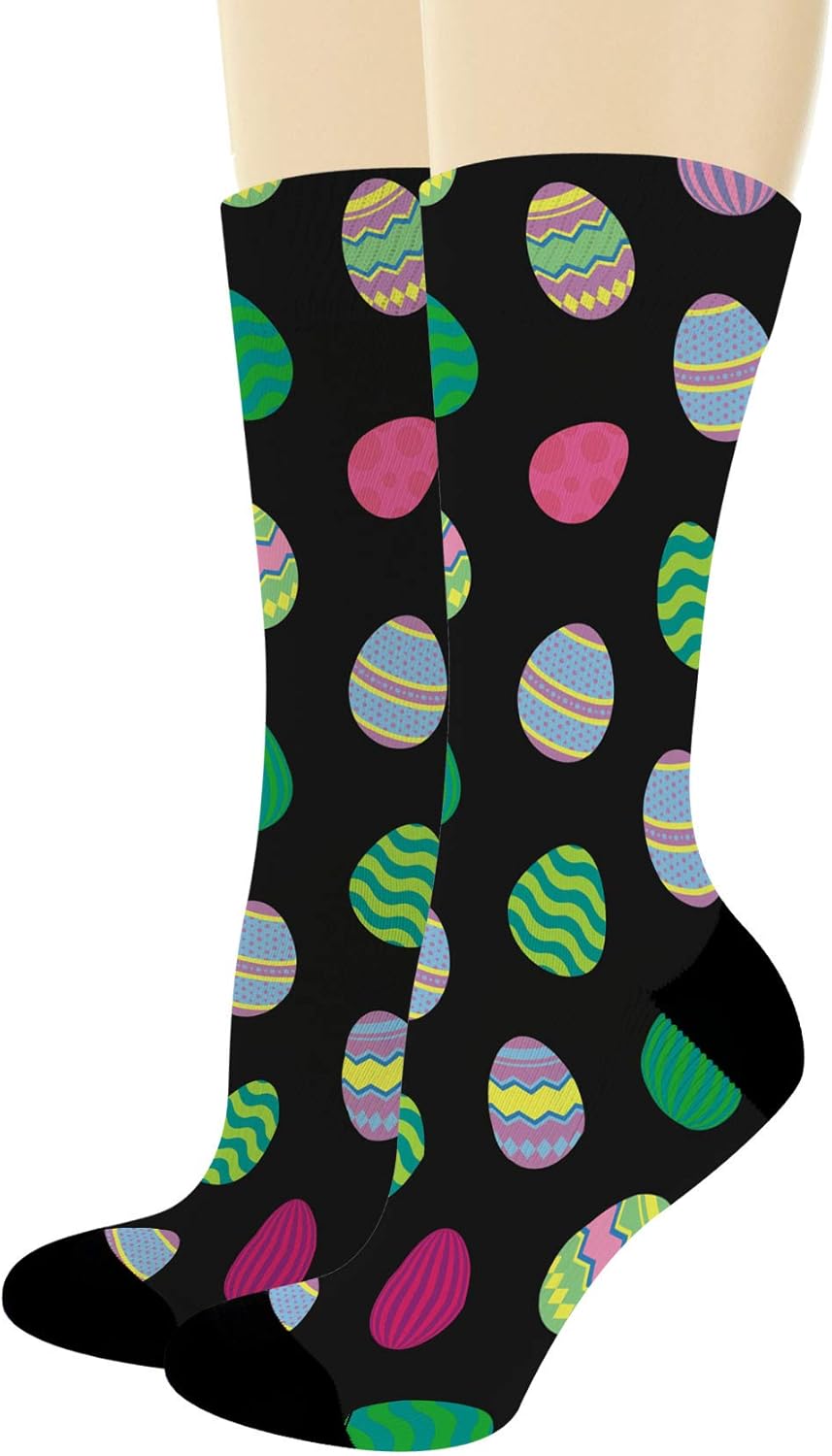 Amazon.com: Easter Egg Gifts Colorful Socks for Easter Egg Hunt Fun ...