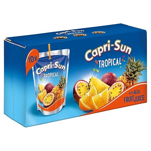 Capri-Sun Juice Drink Tropical, 10 x 200 ml: Amazon.co.uk: Prime Pantry