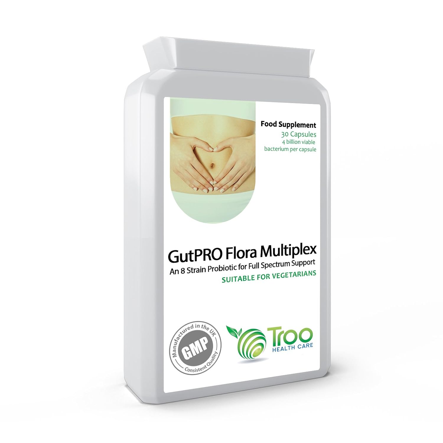 GutPRO Flora Multiplex 30 Vegetarian Capsules: Amazon.es: Electrónica