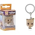 Amazon.com: Funko Pocket POP Keychain: GOTG - Baby Groot Keychain , Tan ...