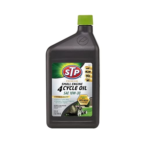 STP Premium Small Engine 4 Cycle Oil Formula, SAE10W-30 Small Engine ...