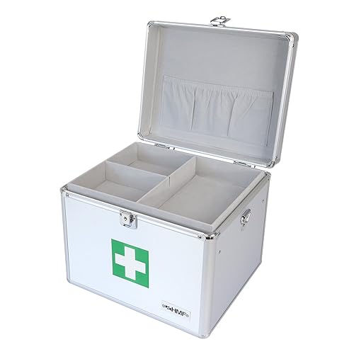 Medicine Box,Medical Box with Combination Lock 7 Separate Compartments ...