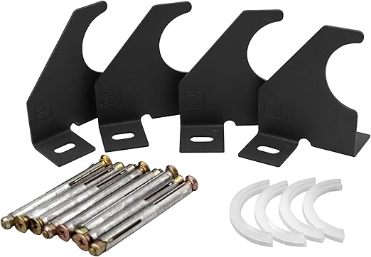 Designer Vertical Column Single Arm Universal Radiator Wall Mount ...