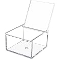 Amazon.com: Acrylic Box Clear Boxes with Hinged Lid Transparent Display ...