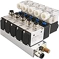 Amazon.com: Baomain 5 Space Pneumatic Solenoid Valve 3V210-08 24VDC PT1/4 2 Position 3 Way with ...