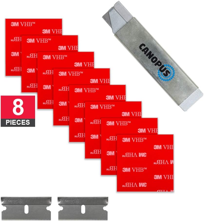 Amazon.com : 3M Mounting Square Tape Double Sided, Adhesive Pads Foam ...